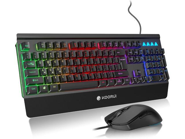 Click here for KOORUI Wired 104 Keys Gaming Keyboard and Mouse Co... prices