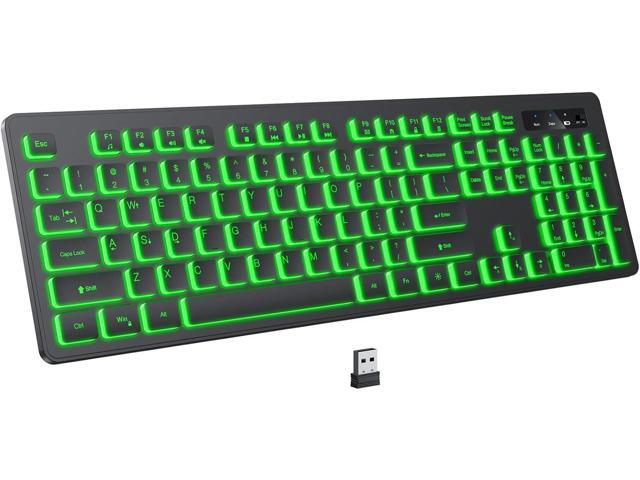 Click here for Backlit Wireless Keyboard  2.4G Silent Wireless Li... prices