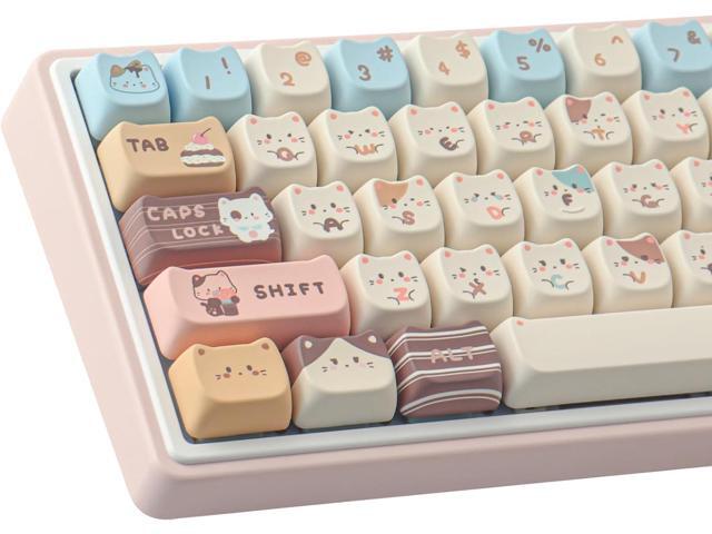 Click here for PBT Keycaps 142 Keys Cute Keycaps Dye-Sublimation... prices