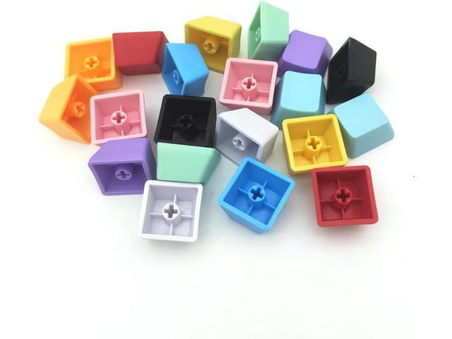 Click here for OEM Profile Blank Keycaps PBT Rainbow Mixed Colors... prices