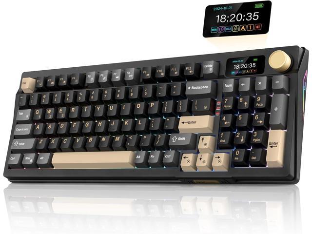 Click here for RedThunder K95 Wireless Mechanical Keyboard  TFT S... prices