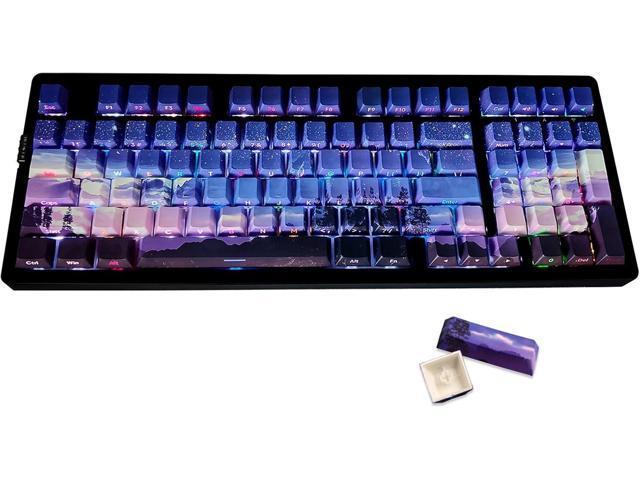 Click here for JSJT PBT Keycaps-Side Printed Keycap Set Double Sh... prices