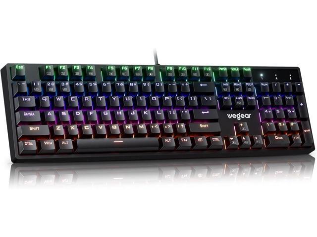 Click here for Mechanical Gaming Keyboard with Blue Switch  104-K... prices