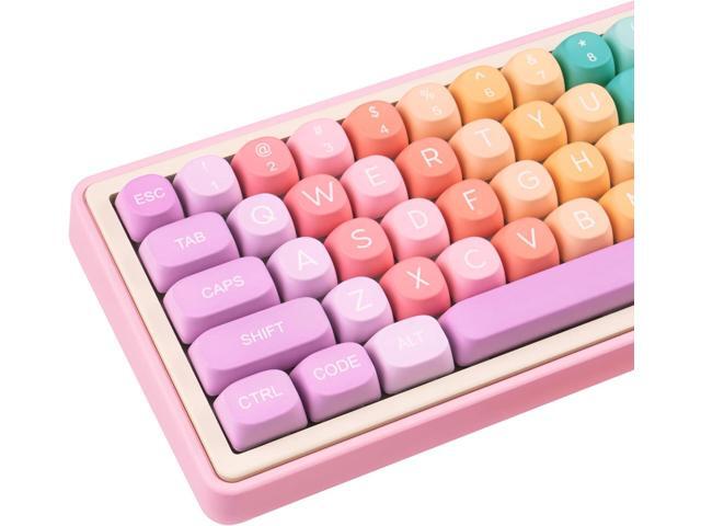 Click here for Cute PBT Keycaps 126 Keys MOA Profile Custom Keyca... prices