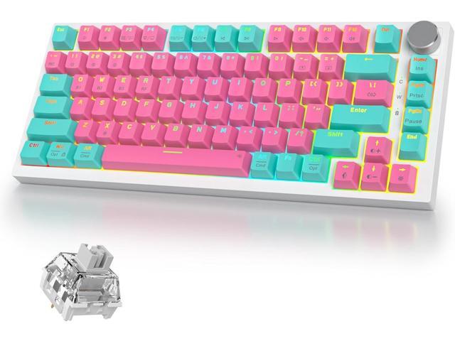 Click here for 400PRO 75 Wireless Creamy Mechanical Keyboard Pink... prices