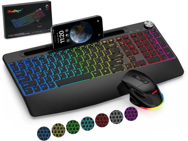 Click here for BlueFinger Wireless Keyboard and Mouse Combo Backl... prices