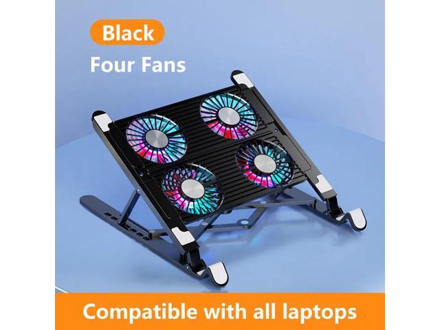Click here for Four Fans Black ICE COOREL Laptop Cooler Splicing... prices