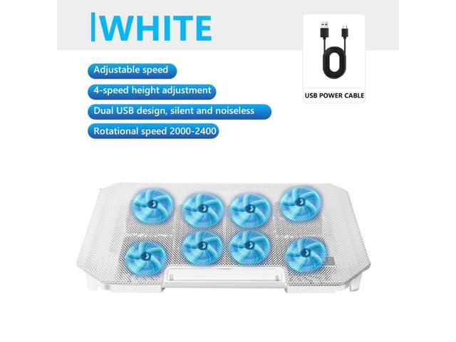 Click here for White Laptop Cooler Laptop Cooling Pad with 8 Fans... prices