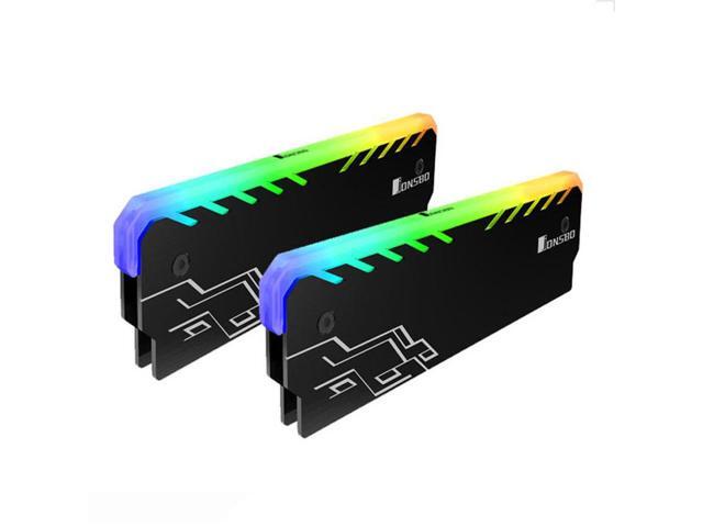 Click here for Black 2Pcs Practical RGB RAM Heatsink Classic Dura... prices