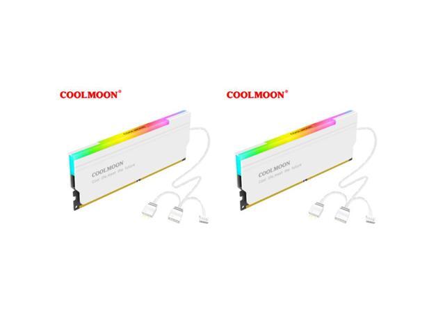 Click here for 2pcs white 5V-3PIN ARGB RAM Heatsink Portable High... prices