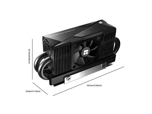 Click here for Black HR-10 2280 PRO M.2 SSD Heat Sink with 4PIN P... prices