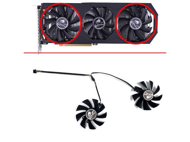 Click here for 2pcs New Cooling Fan 75MM 85MM 4PIN iGame RTX2070... prices