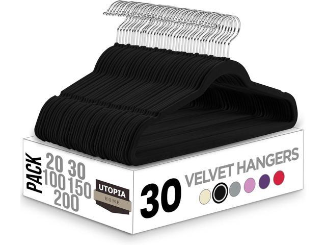 Click here for Utopia Home Velvet Hangers 30 Pack - Non-Slip Suit... prices