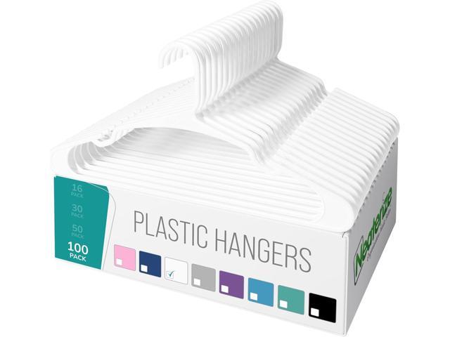 Click here for NEATERIZE Clothes Hangers Plastic 100 Pack For Adu... prices