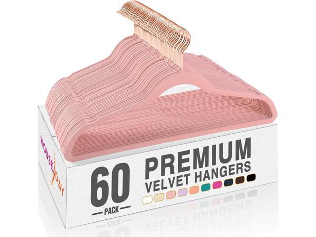 Click here for HOUSE DAY Pink Velvet Hangers 60 Pack  Premium Non... prices