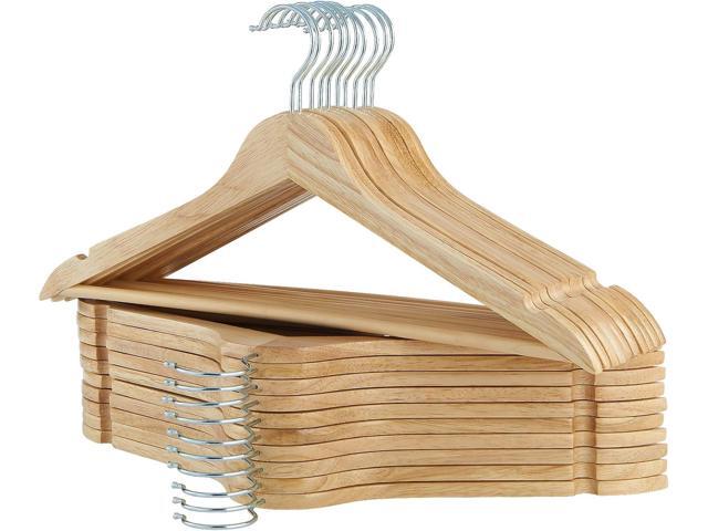 Click here for ELONG HOME Solid Wooden Hangers 20 Pack  Wood Suit... prices