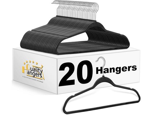 Click here for Quality Hangers 20 Pack Plastic Hangers for Clothe... prices