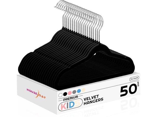 Click here for HOUSE DAY 14 Inch Kids Velvet Hangers 50 Pack  Dur... prices