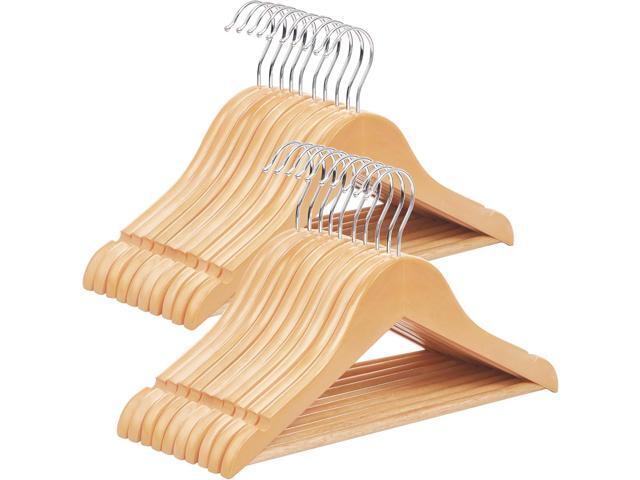 Click here for SONGMICS Kids Wooden Hangers 20 Pack  Solid Wood B... prices