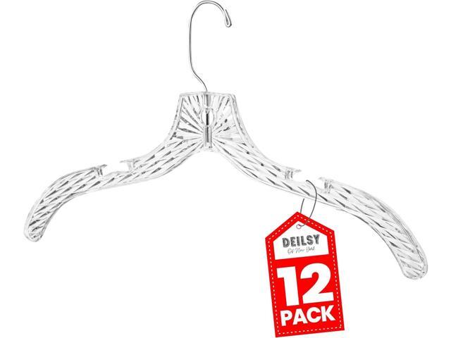 Click here for Clothes Hangers Plastic Set of 12 Pack Heavy Duty... prices