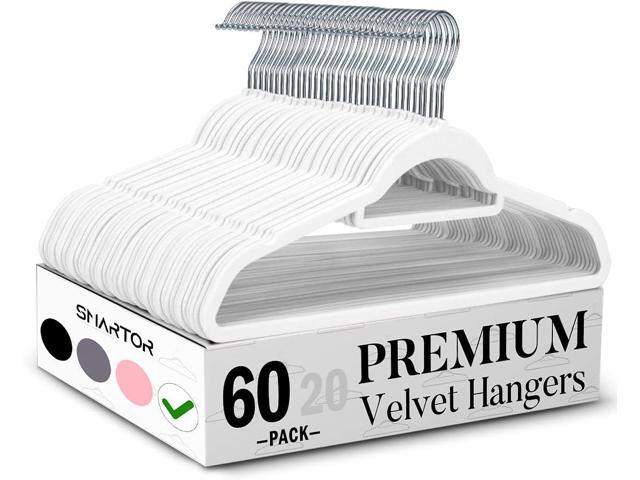 Click here for Smartor White Velvet Hangers 60 Pack  Space Saving... prices