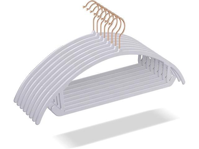 Click here for OIKA Hangers - 50 Pack Rose Gold Hooks  Non Slip S... prices