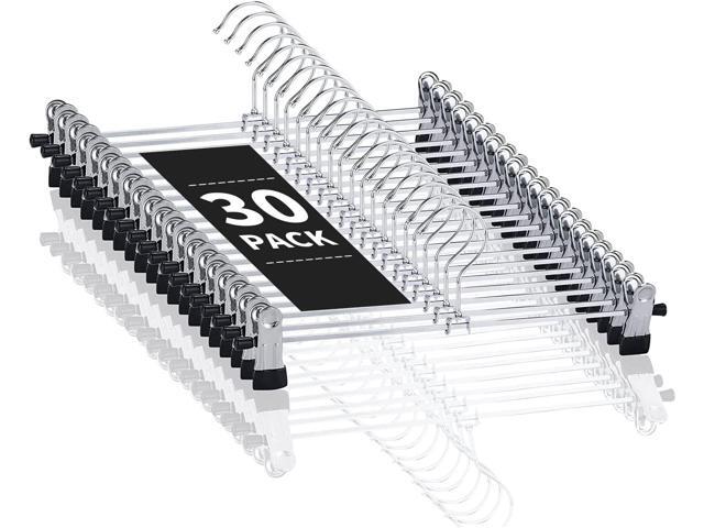 Click here for 30 Pack Pants Hangers with Clips Skirt Hangers for... prices