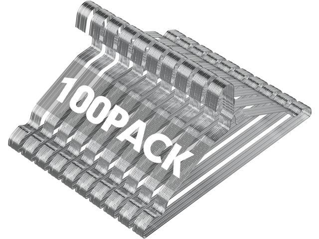 Click here for Wire Metal Clothes Hangers Bulk 100 Pack with Groo... prices