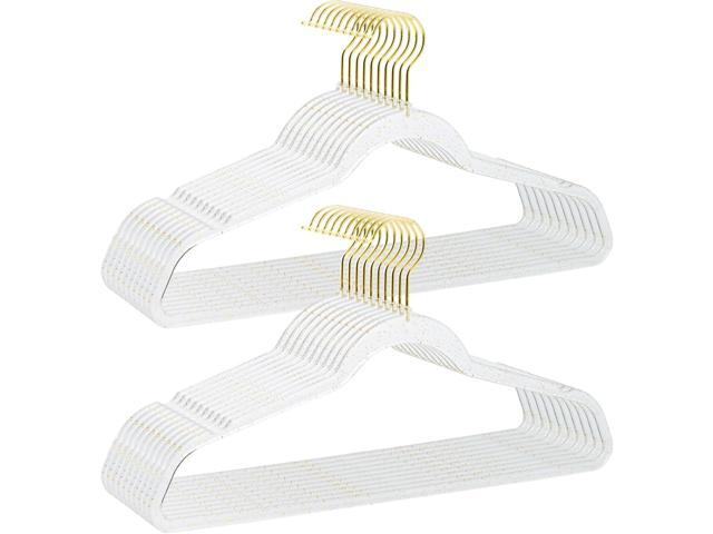 Click here for Clear Clothes Hangers 16  20 Pack Plastic Coat Han... prices