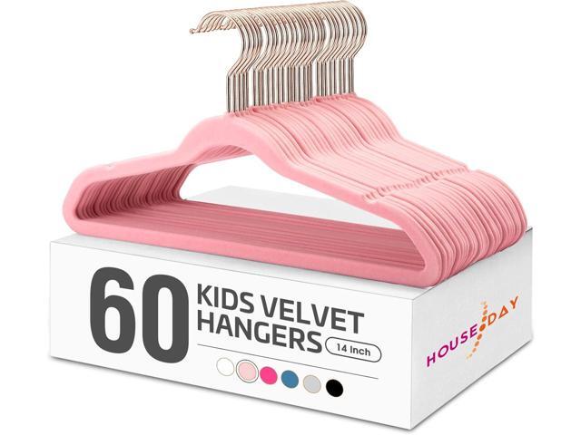Click here for HOUSE DAY Velvet Kids Hangers 60 Pack  Premium Chi... prices
