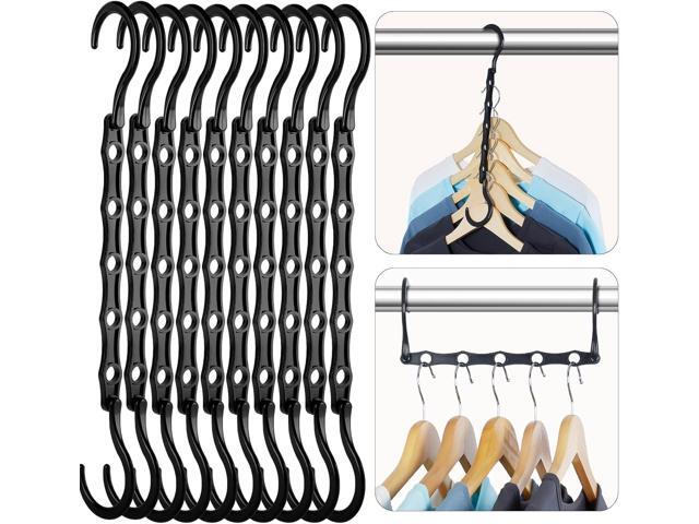 Click here for HOUSE DAY Space Saving Hanger 20 Pack Sturdy Black... prices