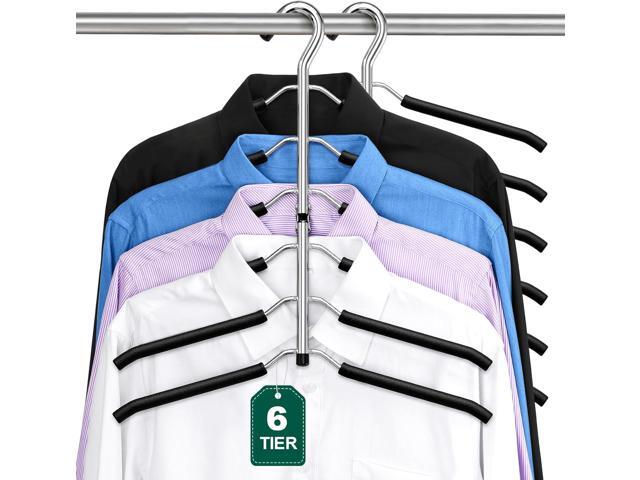 Click here for DOIOWN Space Saving 6 Tier Coat Hangers - Non Slip... prices