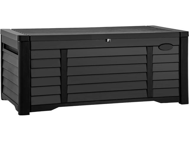 Click here for 120 Gallon Large Deck Box Waterproof Outdoor Stora... prices