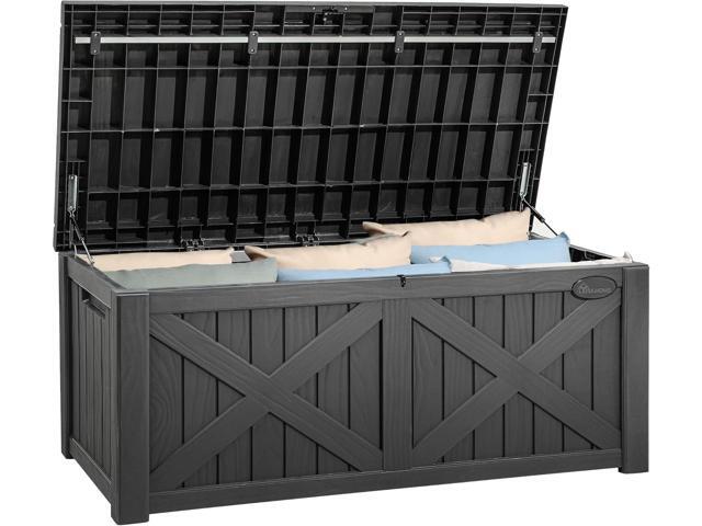 Click here for YITAHOME 120 Gallon Large Deck Box with X-Shaped F... prices