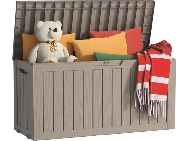 Click here for 75 Gallon Waterproof Resin Deck Box  UV Resistant... prices