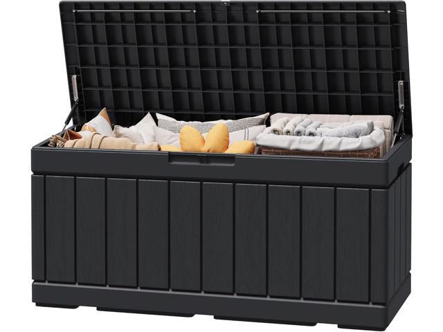 Click here for Greesum 82 Gallon Resin Deck Box Large Outdoor Sto... prices