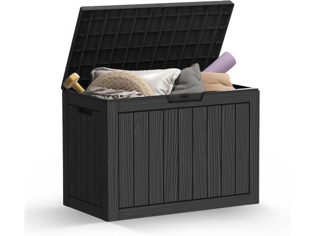 Click here for 45 Gallon Outdoor Storage Box  Resin Deck Box Wate... prices