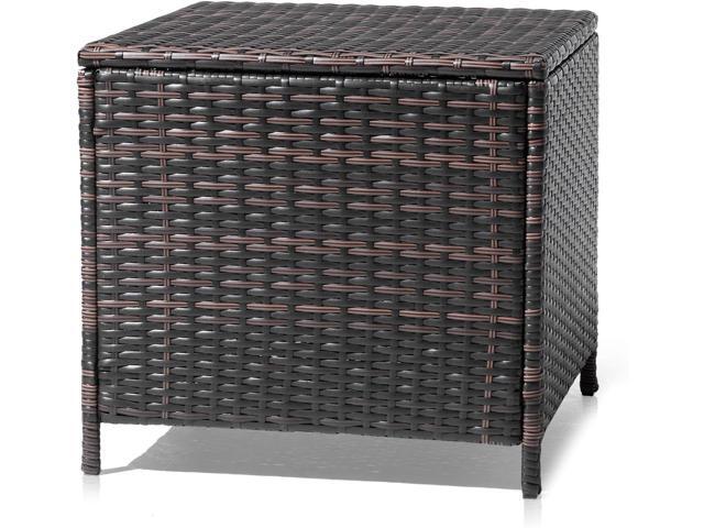 Click here for VINGLI 27 Gallon Outdoor Deck Box  Wicker Outdoor... prices