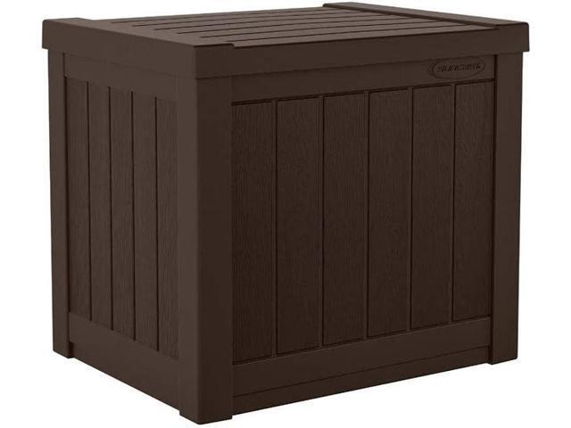 Click here for Suncast Small Outdoor Storage Box - 22 Gallon Java... prices