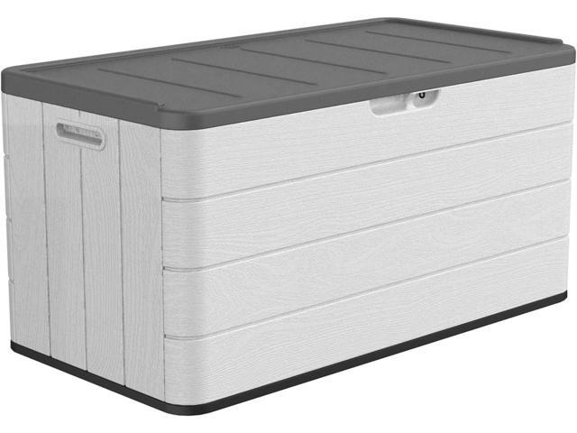 Click here for ADDOK Large Resin Deck Box Lockable  Outdoor Garde... prices