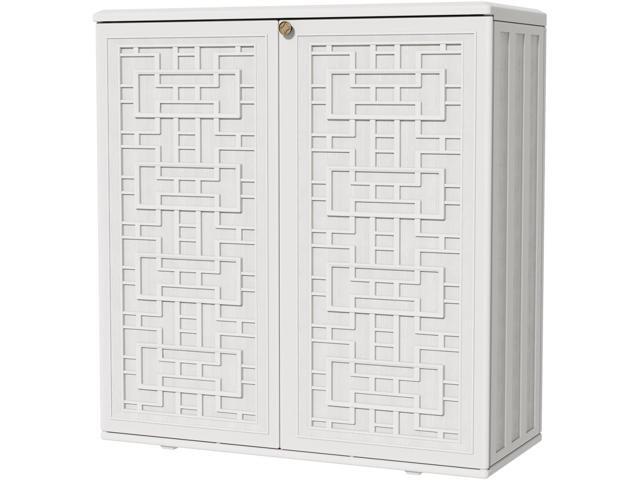 Click here for KINYING Outdoor Storage Cabinet Waterproof  Resin... prices