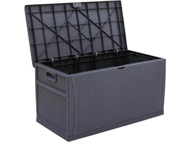 Click here for CrownLand 120 Gallon Outdoor Storage Deck Box Resi... prices