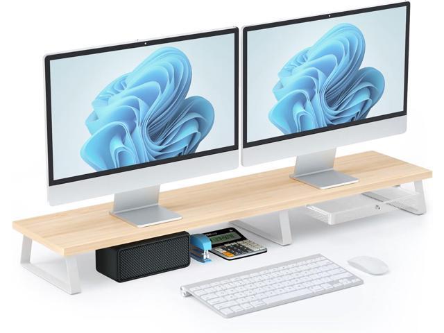 Click here for Large Dual Monitor Stand Riser - Monitor Stand for... prices