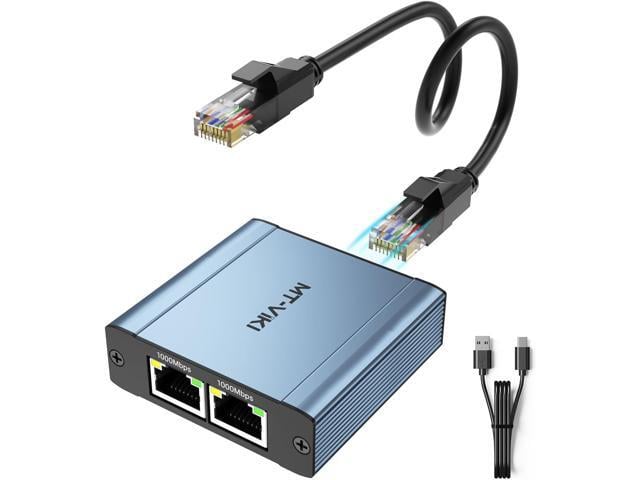 Click here for MT-VIKI Ethernet Splitter 1 to 2 High Speed 1000Mb... prices