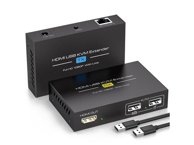 Click here for HDMI KVM USB Extender Over Cat5e/6/7 Ethernet 1080... prices