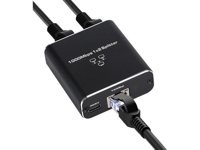 Click here for Ethernet Splitter 1 in 2 Out  Gigabit Internet Spl... prices