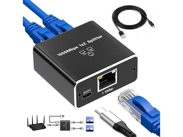 Click here for Ethernet Splitter 1000 Mbps High Speed  RJ45 Inter... prices