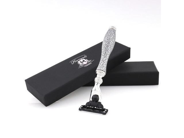 Click here for 3 Edge Shaving Razor Handmade Silver Antique Desig... prices