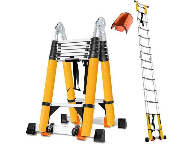 Click here for 20FT A Frame Telescoping Ladder  Type-A Collapsibl... prices