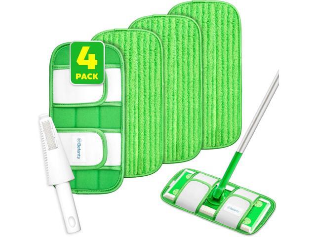 Click here for 4 Pack Reusable Microfiber Mop Pads  Compatible wi... prices